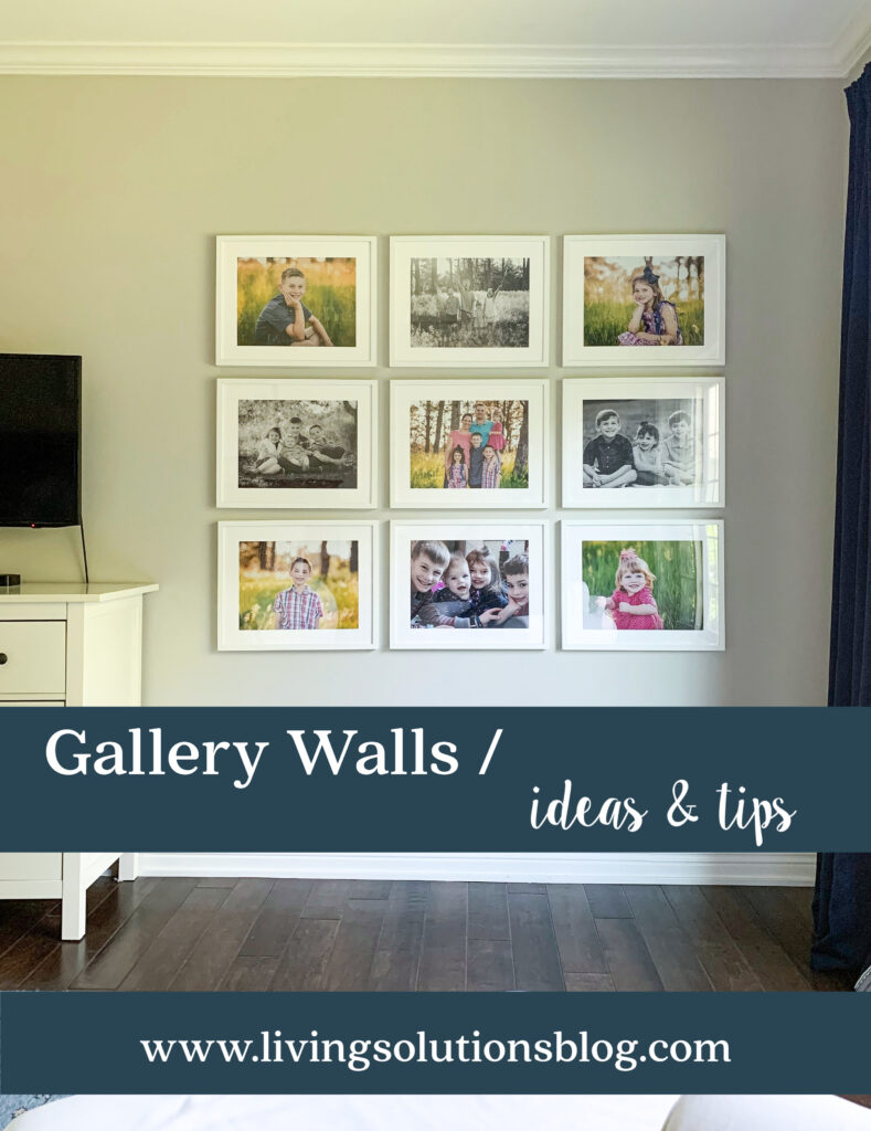 gallery wall ideas & tips - Living Solutions blog